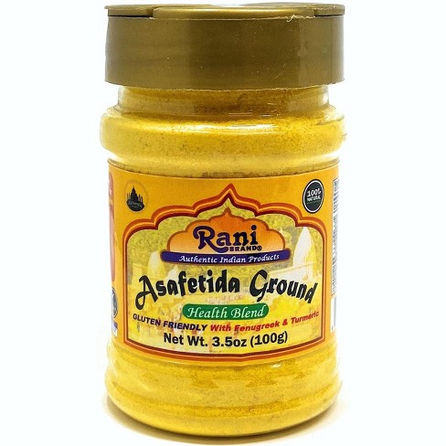 Asafetida (hing) Ground, Health Blend- 3.5oz (100g) - Rani Brand ...