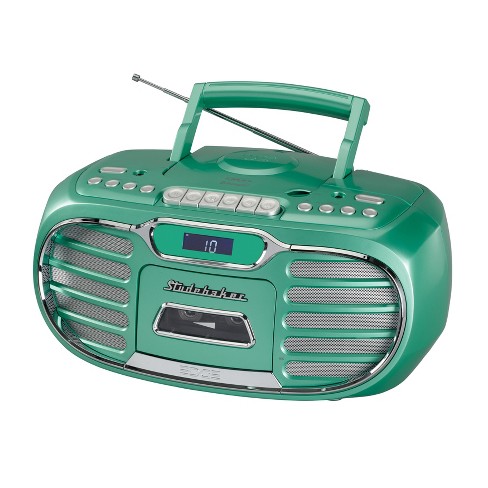 Studebaker Sb2150tea Retro Edge Big Sound Bluetooth Boombox With Cd ...