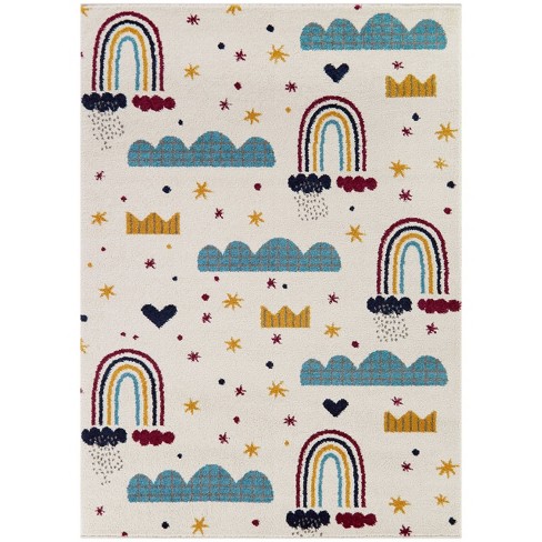 Leigh Rainbow Kids' Rug Cream - Balta Rugs : Target