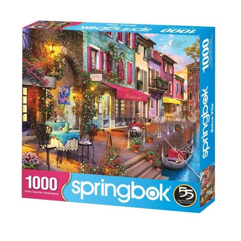 Springbok Spring And Summer: Dolce Vita Jigsaw Puzzle - 1000pc : Target