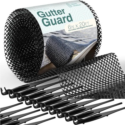 Home Intuition 6 In. Wide X 20 Ft. Long Leader And Gutter Guard From ...