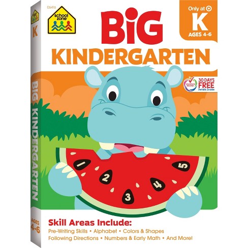Big Kindergarten Workbook - Target Exclusive Edition - By School Zone ...