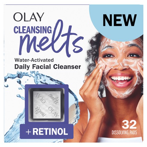 Olay Face Cleansing Melts With Retinol - 32ct : Target
