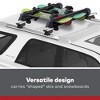 Yakima Ski And Snowboard Roof Rack, Universal Car Cross Bars, Fits Up ...
