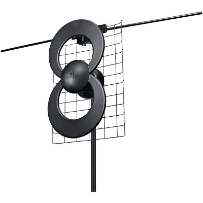 Qfx® Hd/dtv/uhf/vhf/fm 360° Rotating Outdoor Antenna : Target
