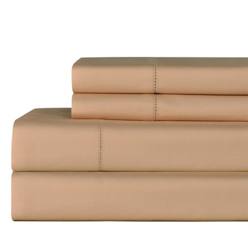 Pointehaven 610 Thread Count 100% Long Staple Cotton Hem Stitch Linen 4 ...