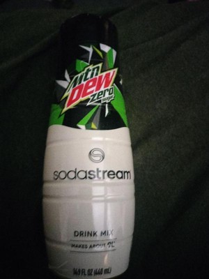 Sodastream 440ml Mountain Dew Zero Syrup Flavor : Target