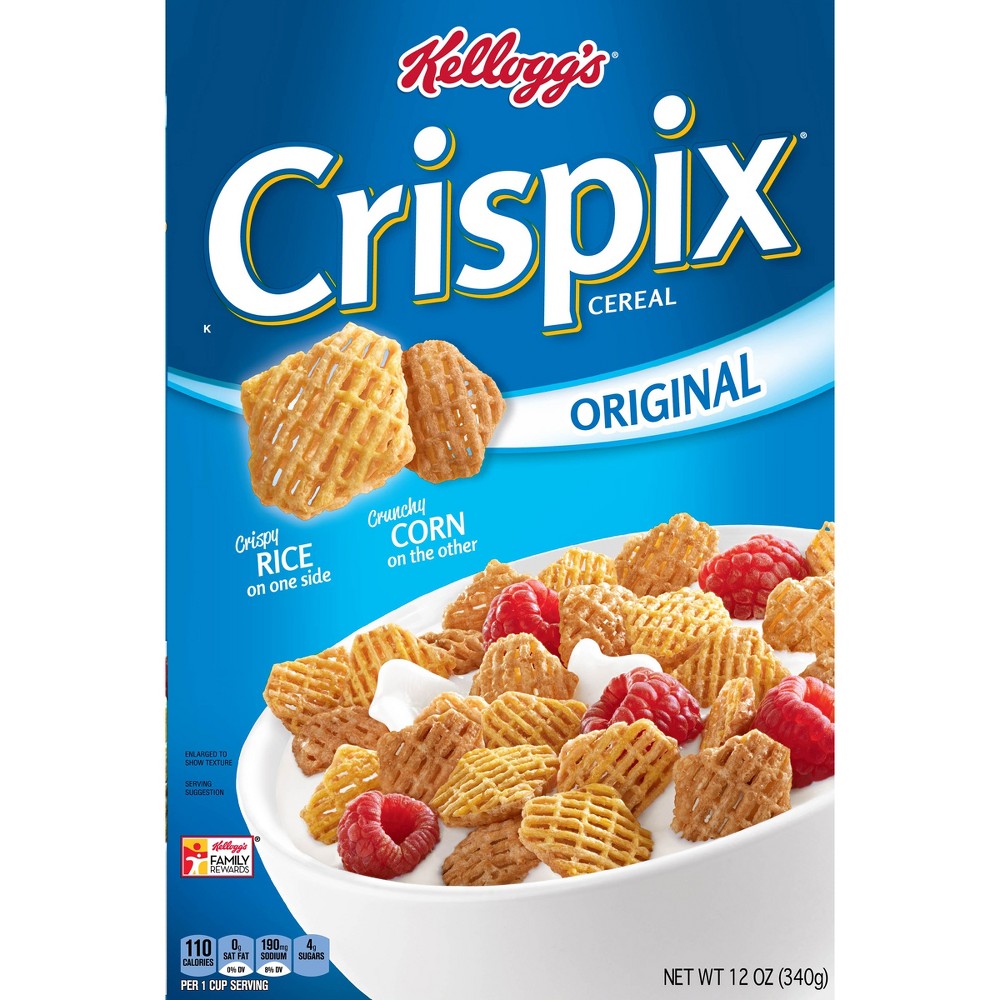 UPC 038000035302 - Crispix Corn & Rice Cereal, 12-Ounce Boxes (Pack of ...