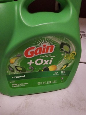 Gain + Aroma Boost Original Scent He Compatible Liquid Laundry ...