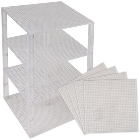 Strictly Briks 4 Pack Classic Stackable Baseplates 10x10 In, 32x32 ...