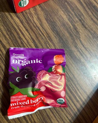 Organic Mixed Berry Fruit Snacks - 20ct - Good & Gather™ : Target