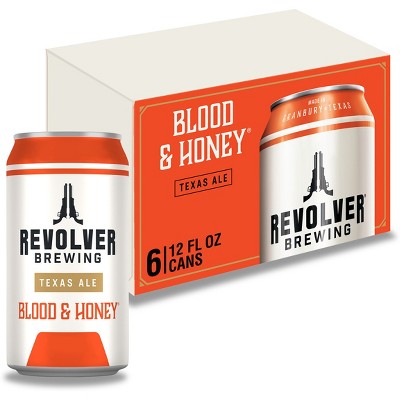 Revolver Blood & Honey Ale Beer - 6pk/12 Fl Oz Cans : Target