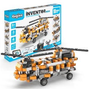Engino: Inventor Motorized - Double Blade Helicopter, 10-In-1 ...