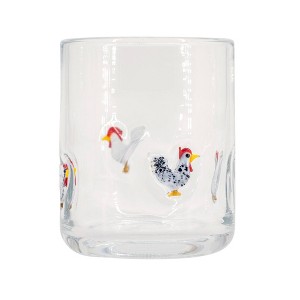 Madison Home 16 fl oz Icon Glass Tumbler Rooster : Target