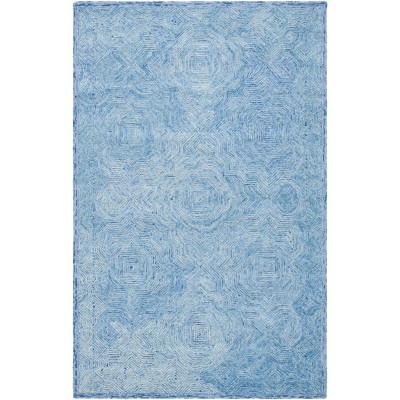Ikat Ikt506 Hand Tufted Area Rug - Blue - 4'x6' - Safavieh. : Target