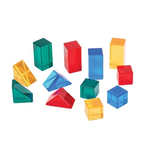 Kaplan Early Learning Light And Color Geo Set - 12 Pieces : Target