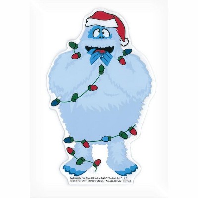 Northlight Bumble Wrapped In Lights Double Sided Christmas Window Cling ...