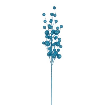 Vickerman 27" Turquoise Multi Ball Glitter Spray, 4 Per Bag. : Target