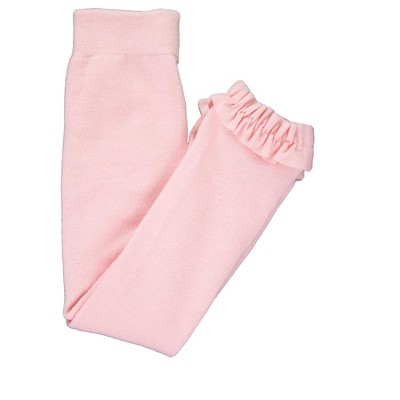 Rufflebutts Girls Rib Knit Footless Ruffled Tights - Countryside Blue ...