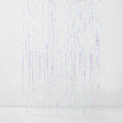 8'x3' Holographic Fringe Backdrop Party Banner - Spritz™ : Target