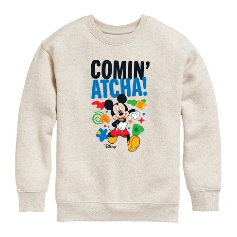 Boys' Disney Comin' Atcha Graphic Long Sleeve Fleece Sweatshirt ...