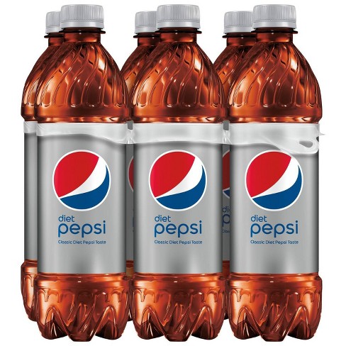 Diet Pepsi Cola Soda - 6pk/16.9 Fl Oz Bottles : Target