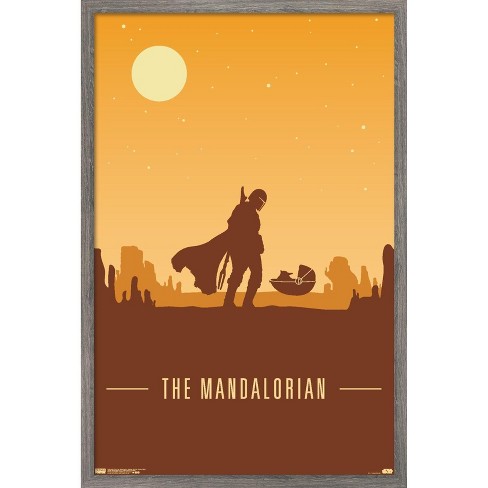 Trends International Star Wars: The Mandalorian - Mando And The Child ...