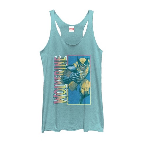 Women's Marvel X-men Wolverine Claw Racerback Tank Top : Target