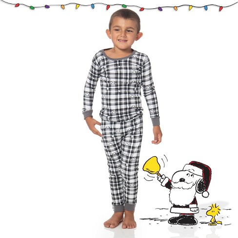 Toddler Boys Girls Snoopy Family Matching Pajamas Sleepwear 2-piece Sets For Christmas With ...