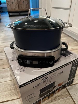 Ninja 6.5qt 2pc Foodi Possiblecooker Stainless Steel Electric Multi ...