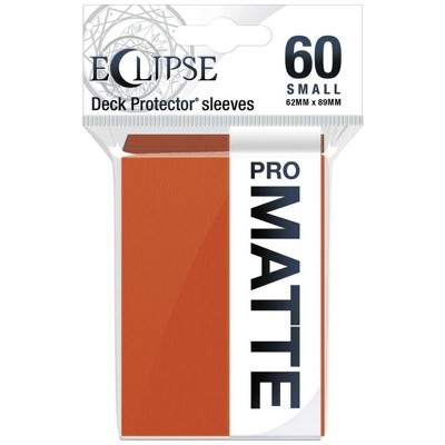 ULTRA PRO Ultra Pro - Eclipse Matte Small Sleeves 60 Count (Pumpkin ...