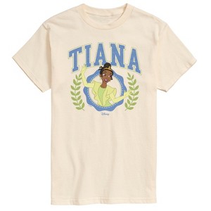 Men's Disney Tiana Collegiate Short Sleeve Graphic T-Shirt - Cream ...