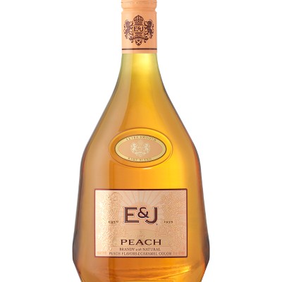 E&j Flavored Peach Brandy - 750ml Bottle : Target