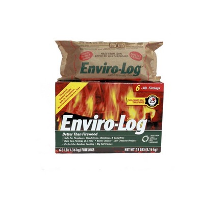 Enviro-log 6pk Firelogs 19.6lbs Fire Starter : Target