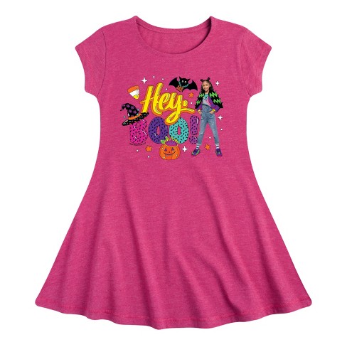Girls' - Nickelodeon - Hey Boo Fit & Flair Cap Sleeve Dress : Target