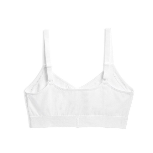 Tomboyx V-neck Bralette, Cotton Adjustable Straps X= White Medium : Target