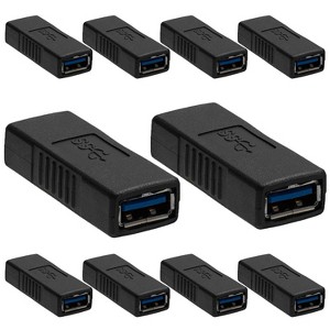 Cmple - USB 3.0 Female to Female Coupler Adapter Type A Jack Extension ...