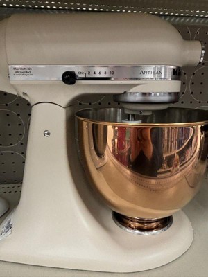 Kitchenaid 5qt 10-speed Stand Mixer With Copper Bowl Fresh Linen ...