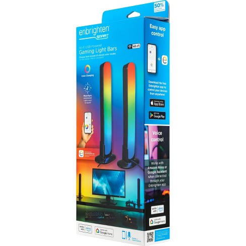 Enbrighten Vibe Wi-fi Led Color Changing Light Bars : Target