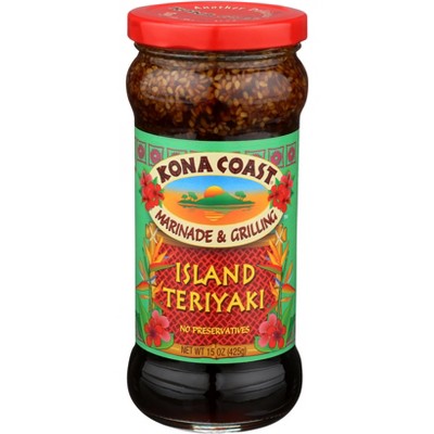 Kona Coast Island Teriyaki Sauce - Case Of 6 - 15 Oz : Target