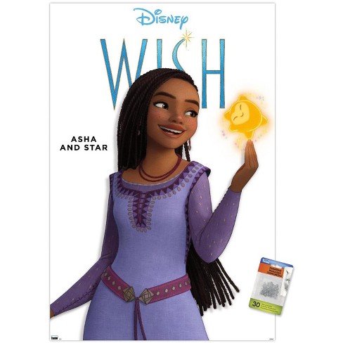 Trends International Disney Wish - Asha Feature Series Unframed Wall ...