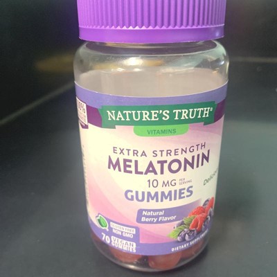 Nature's Truth Melatonin 10mg Vegan Gummies - 70ct : Target