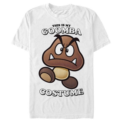 Men's Nintendo Goomba Costume T-shirt - White - Large : Target