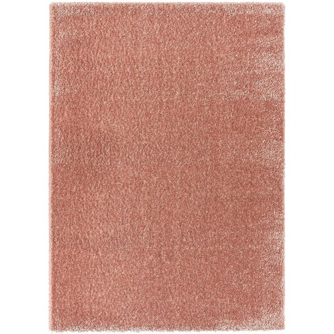 Luxe Weavers Fluffy Shag Blush 5x7 Area Rug : Target