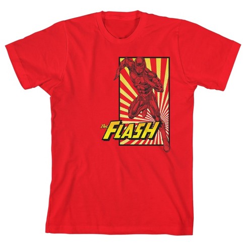 The Flash Comic Book Flash Boy's Red T-shirt-s : Target