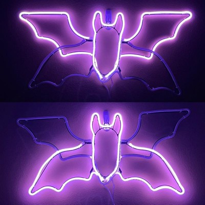 Target Hyde and EEK Neon Bat LED Flapping Wings Motion Light Decor ...
