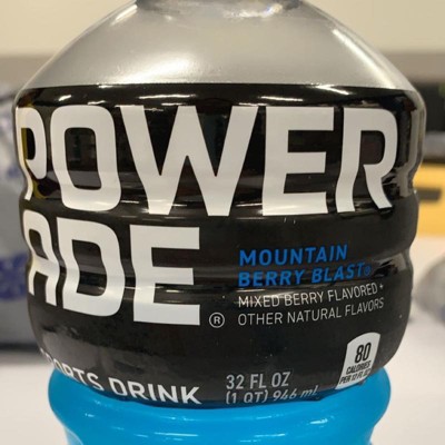Powerade Mountain Berry Blast Sports Drink - 20 Fl Oz Bottle : Target