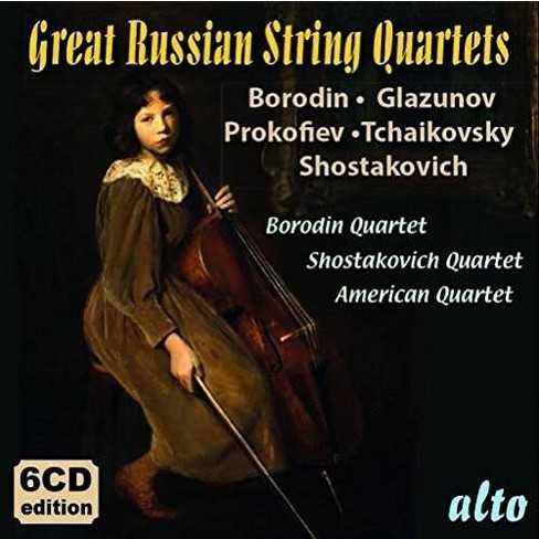 Borodin Quartet & Shostakovich Quartet & American - Great Russian String Quartets (cd) : Target