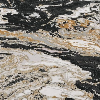 Washable Rug Modern Marble Rug, Ultra-Thin Area Rug for Living Room ...