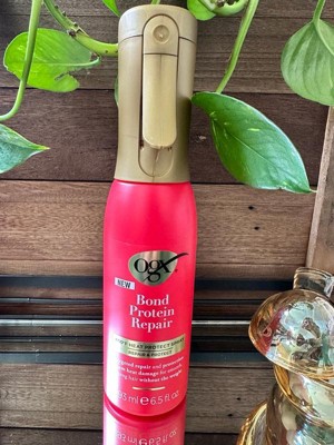 OGX Repair & Protect Bond Protein Repair 450°F Heat Protectant Spray ...